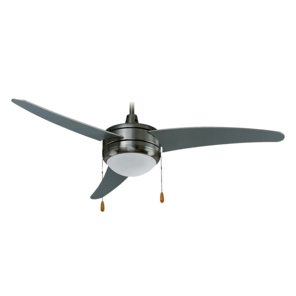Contemporary LED Ceiling Fan Brushed Nickel - Bright33